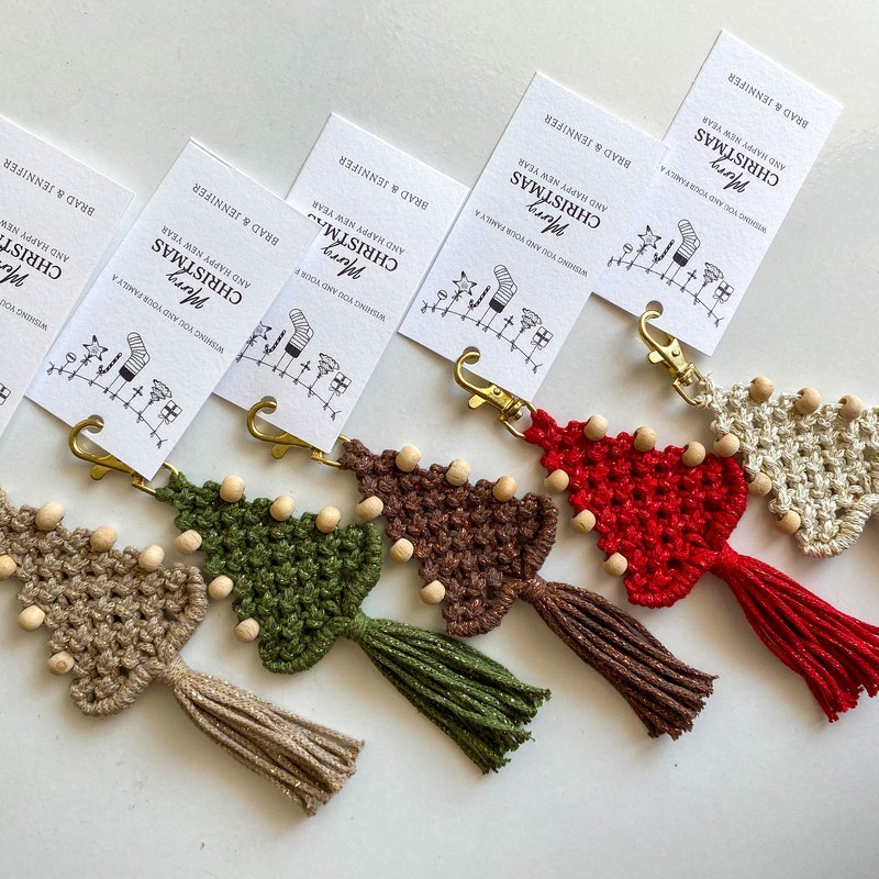 Tree Keychain - Etsy