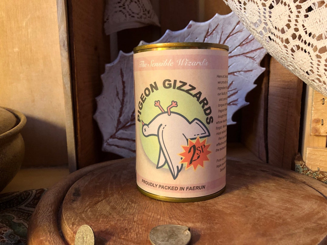 The Sensible Wizard's Pigeon Gizzards, Canned and Delicious (printable ...