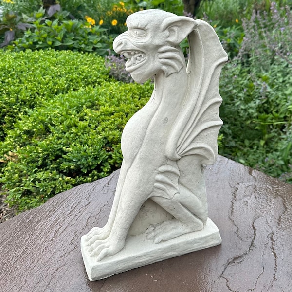 Gargoyle Large Garden Statue - Etsy