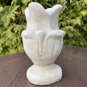 8" Concrete Tulip Fountain Top: Garden Water Feature Spitter - Etsy