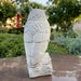 12 Cement Owl Garden Statue Outdoor Concrete Lawn Ornament Figurine ...