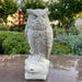 12 Cement Owl Garden Statue Outdoor Concrete Lawn Ornament Figurine ...