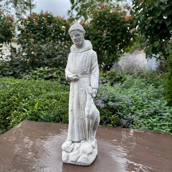 St Francis of Assisi Garden Statues - Etsy