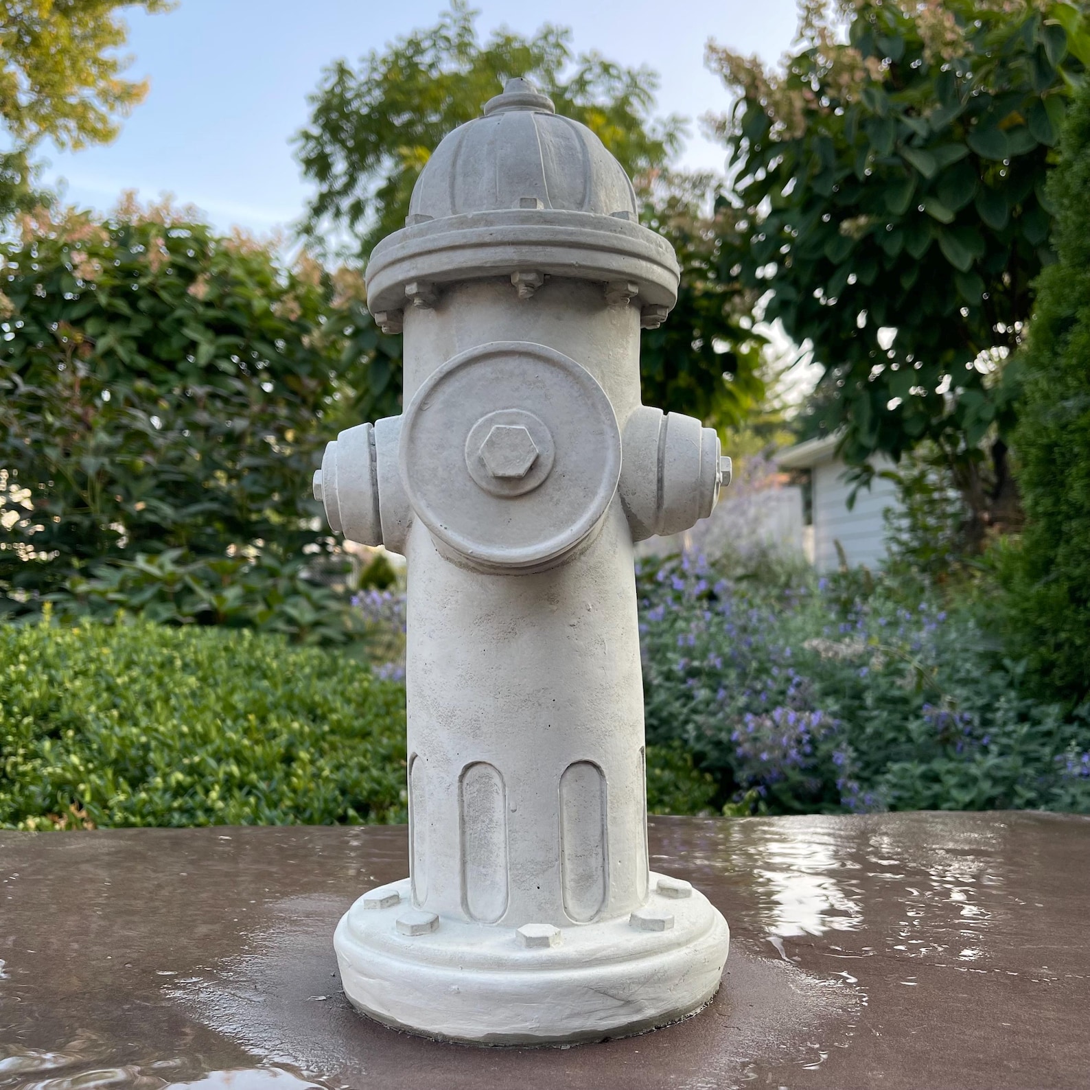 Concrete Fire Hydrant Garden Statue 14