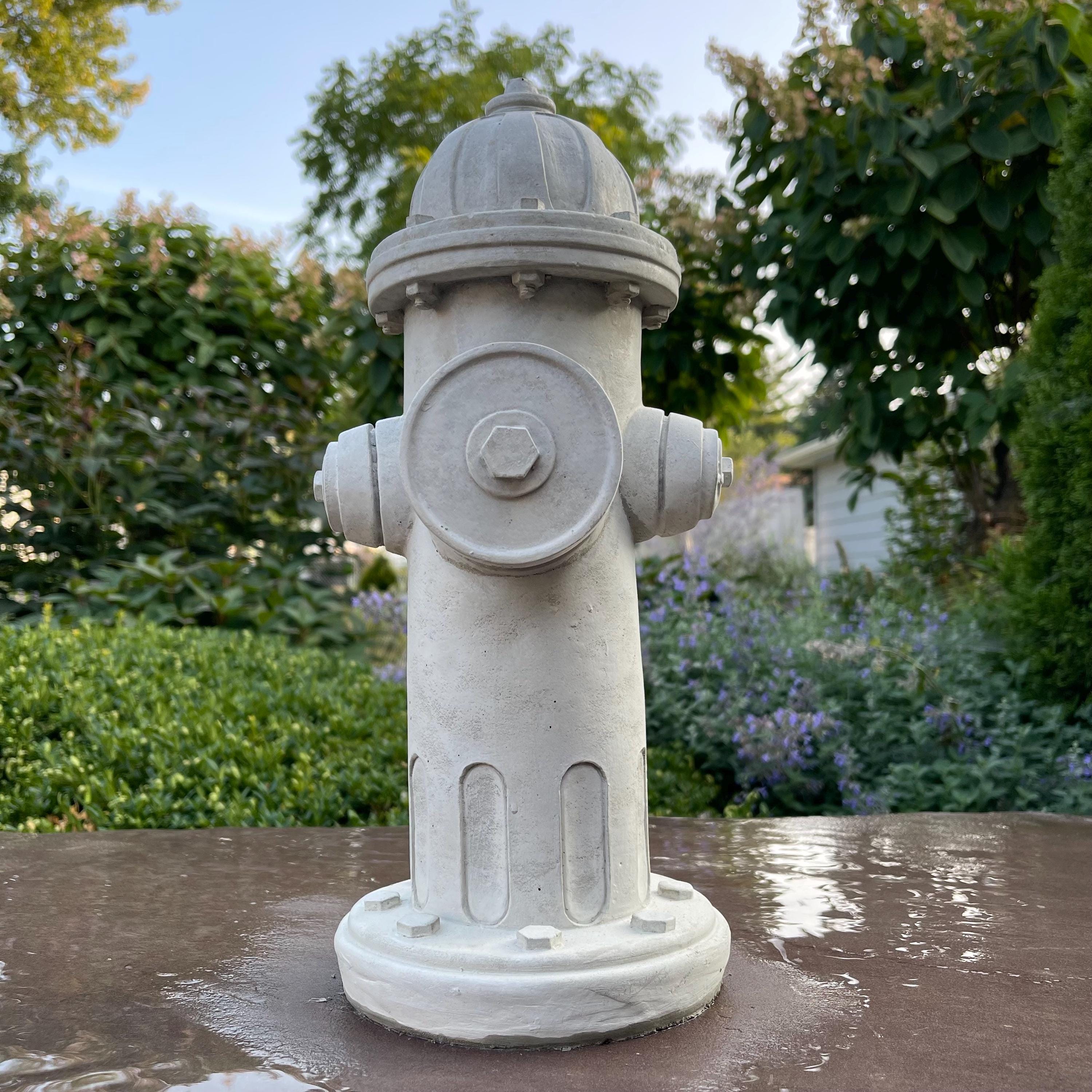 Concrete Fire Hydrant Garden Statue 14