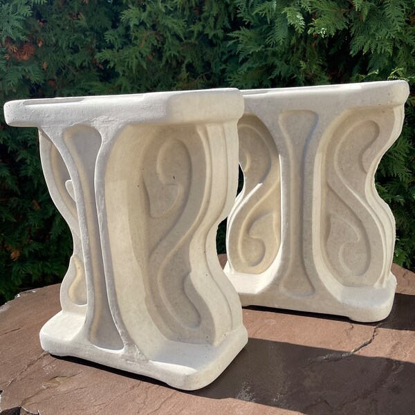 Concrete Bench - Etsy