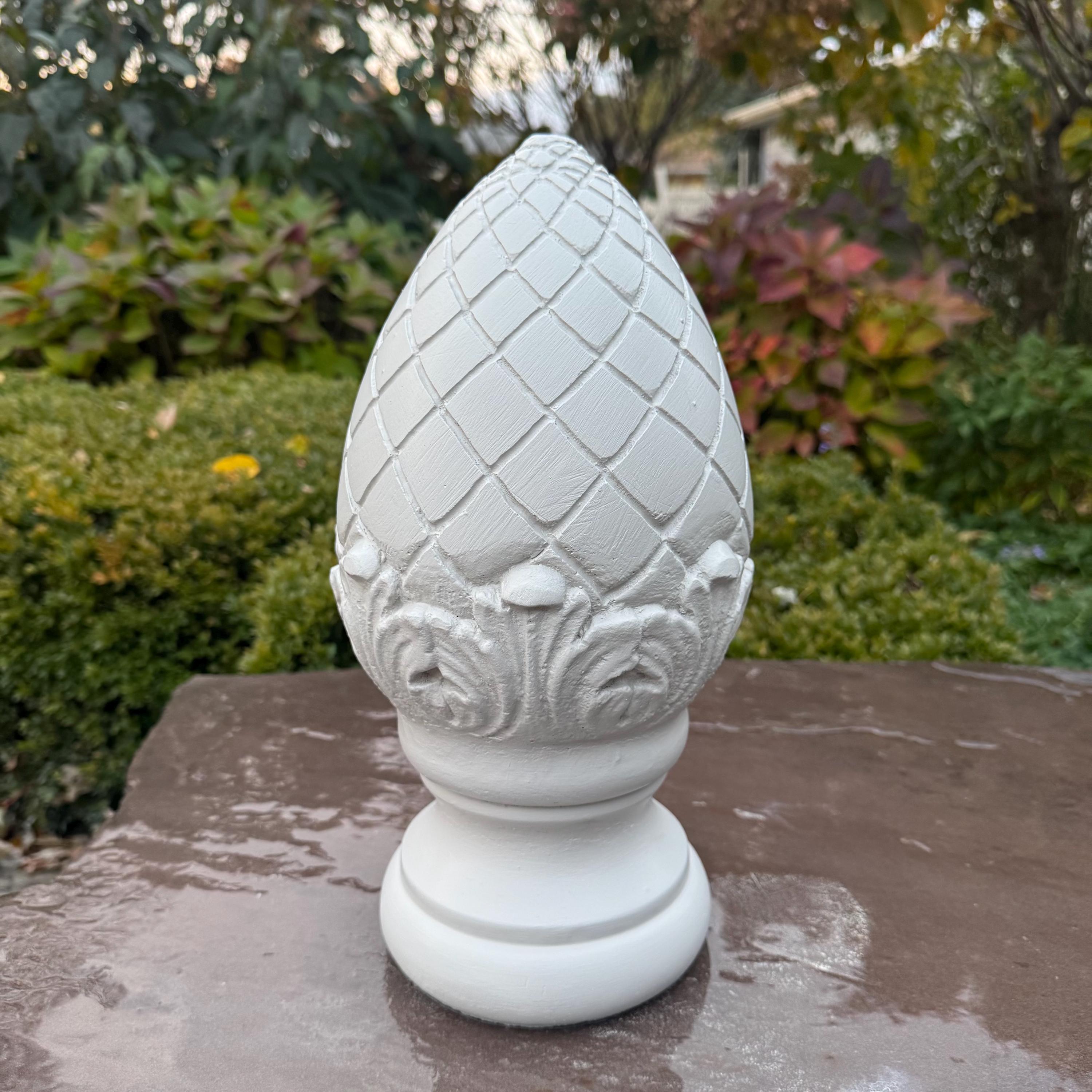 Concrete Garden Finial Statue 13.5