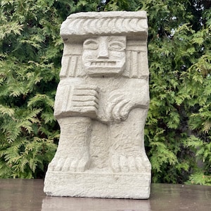 16 Aztec Mayan Garden Statue Ancient Native American Mesoamerica Tribal ...