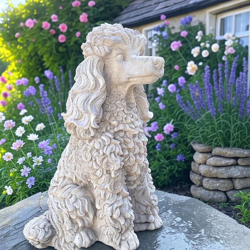Poodle Figurines - Etsy