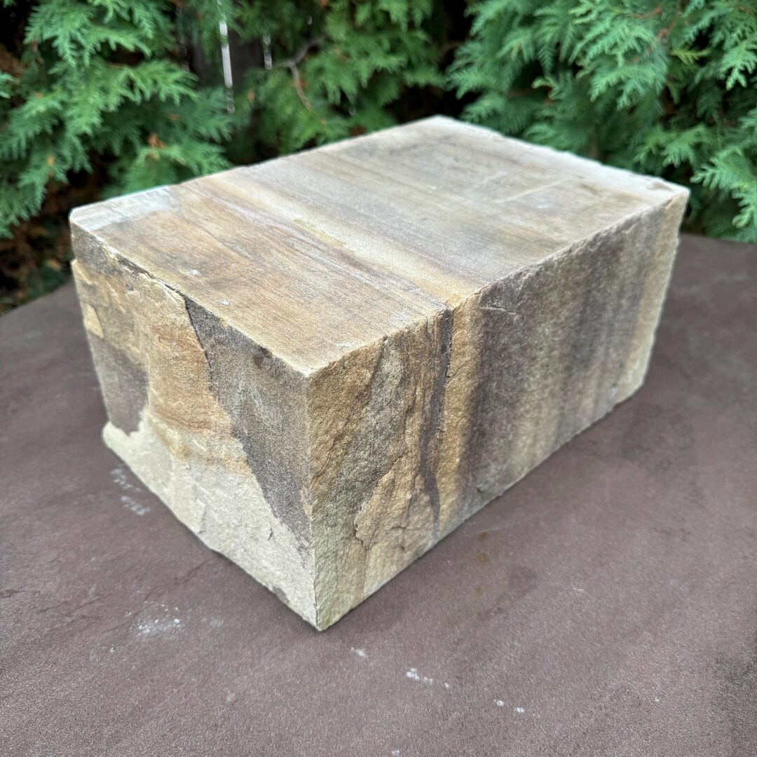 12” Natural Stone Garden Pedestal for Concrete Statue - Outdoor ...