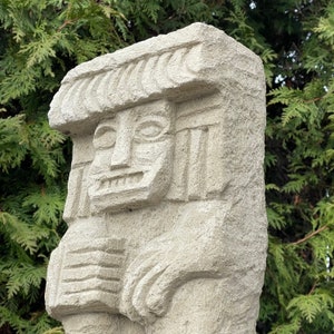 16 Aztec Mayan Garden Statue Ancient Native American Mesoamerica Tribal ...