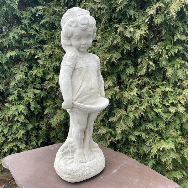 Girl Garden Statue - Etsy