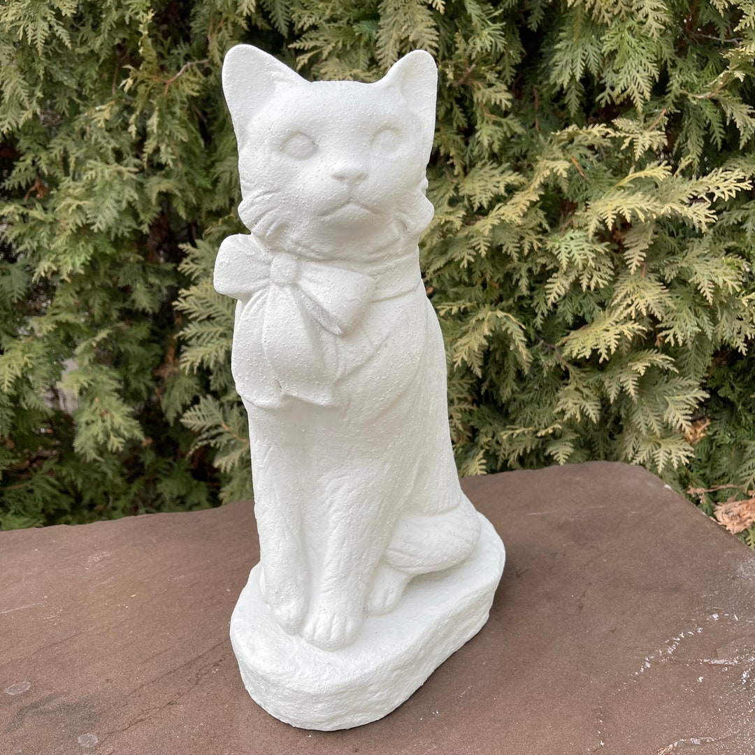 Cat Memorial Garden Statue Sculpture Decor Figurine Remembrance Gift ...