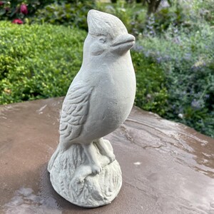 Concrete Cardinal Garden Statue 12 Large Outdoor Cement Bird Lover Gift ...