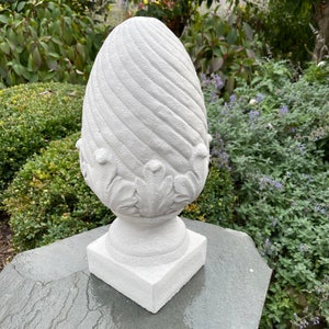 Fountain Top Replacement Large 19" Concrete Topper Outdoor Cement Acorn ...