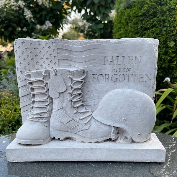 Concrete Soldier Yard Statue - Etsy