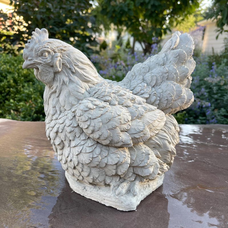 Chicken Statue - Etsy