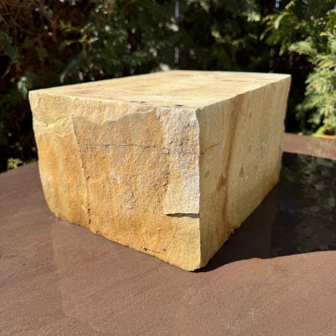 11” Stone Garden Statue Pedestal - Vintage Style Sculpture Bronze Art ...