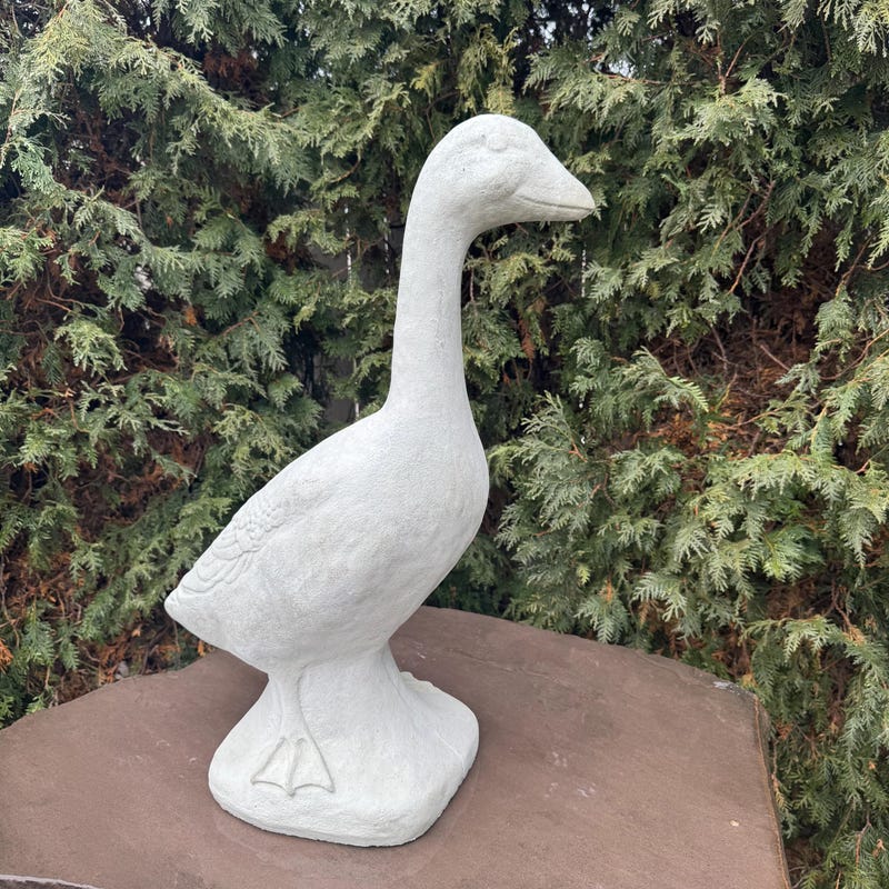 Porch Goose Statue - Etsy