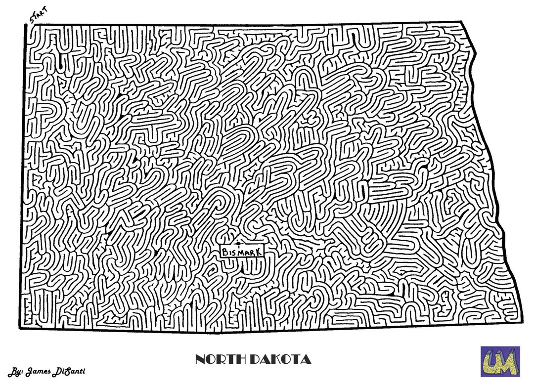 Hand Drawn Original Mazes - Etsy