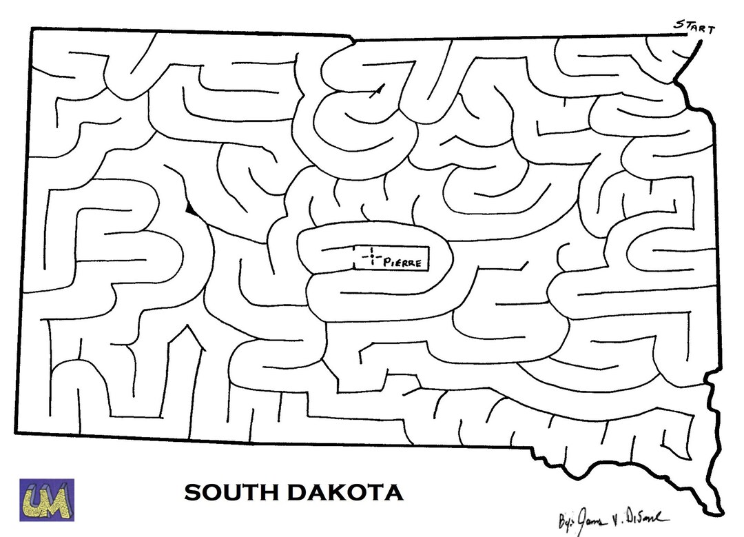 Hand Drawn Original Mazes - Etsy