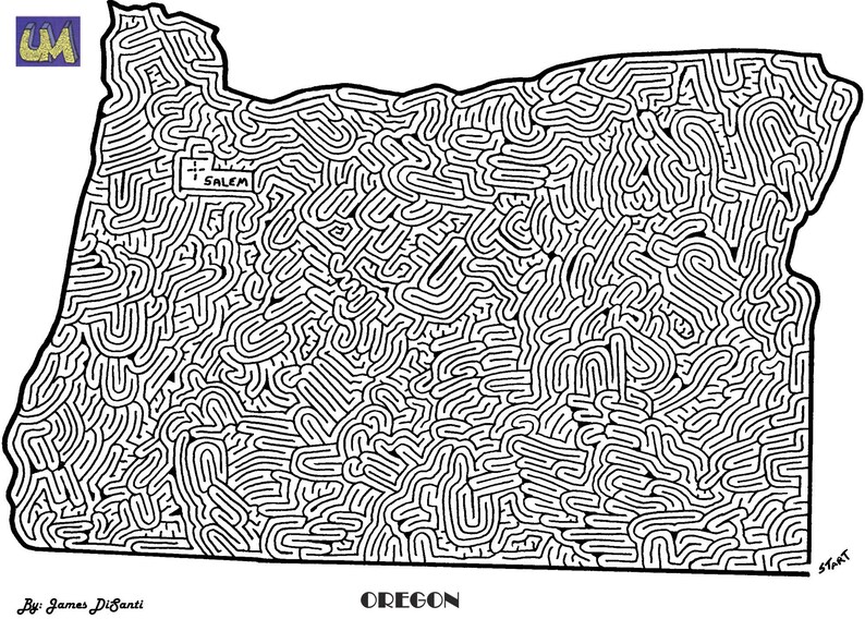 Hand Drawn Original Mazes - Etsy