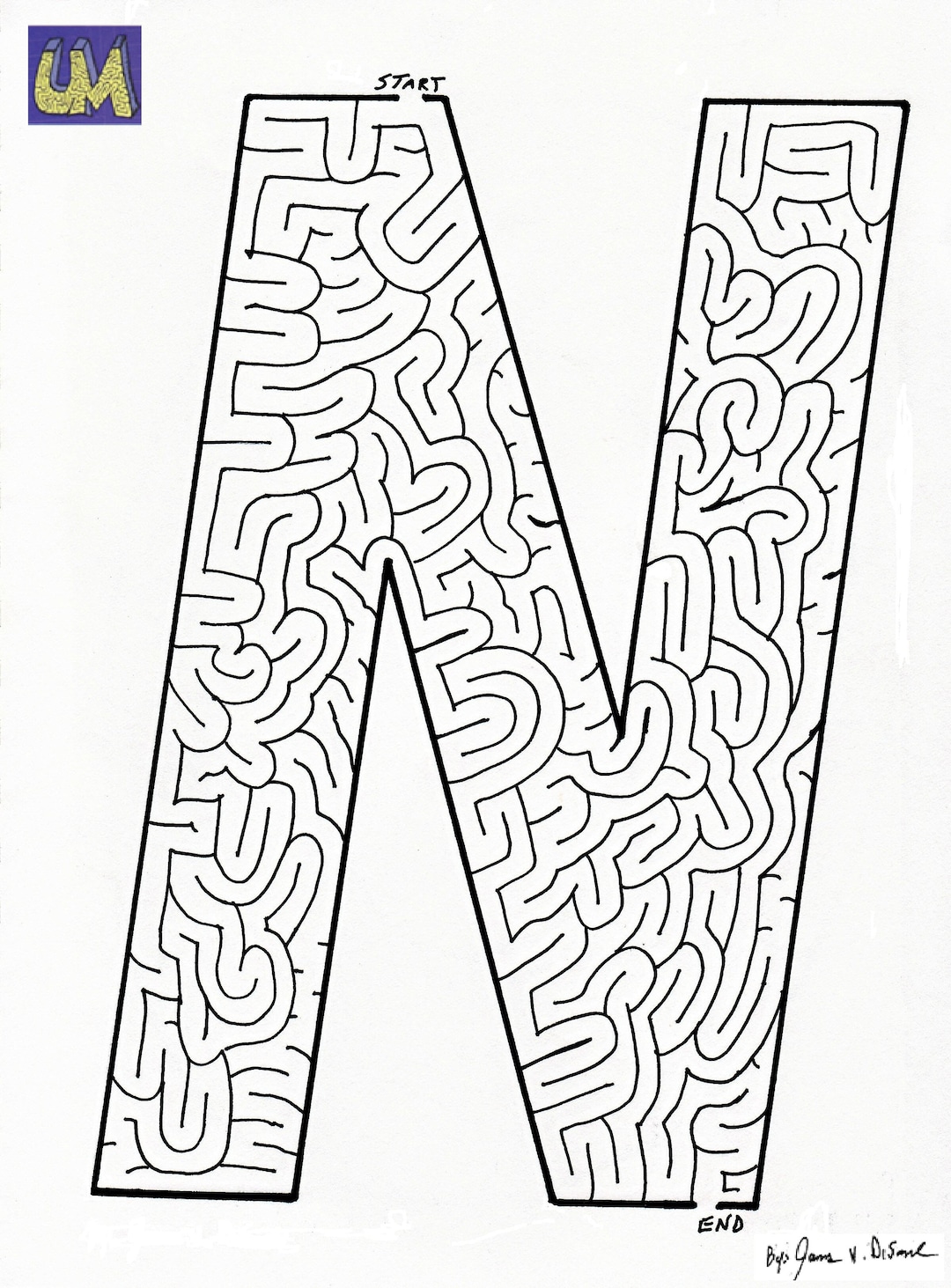 Hand Drawn Original Mazes - Etsy