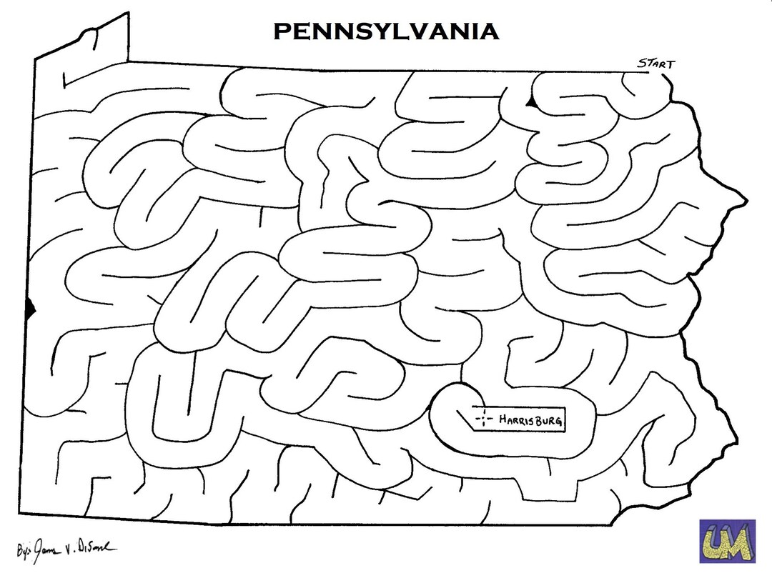 Hand Drawn Original Mazes - Etsy
