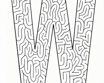 Hand Drawn Original Mazes - Etsy