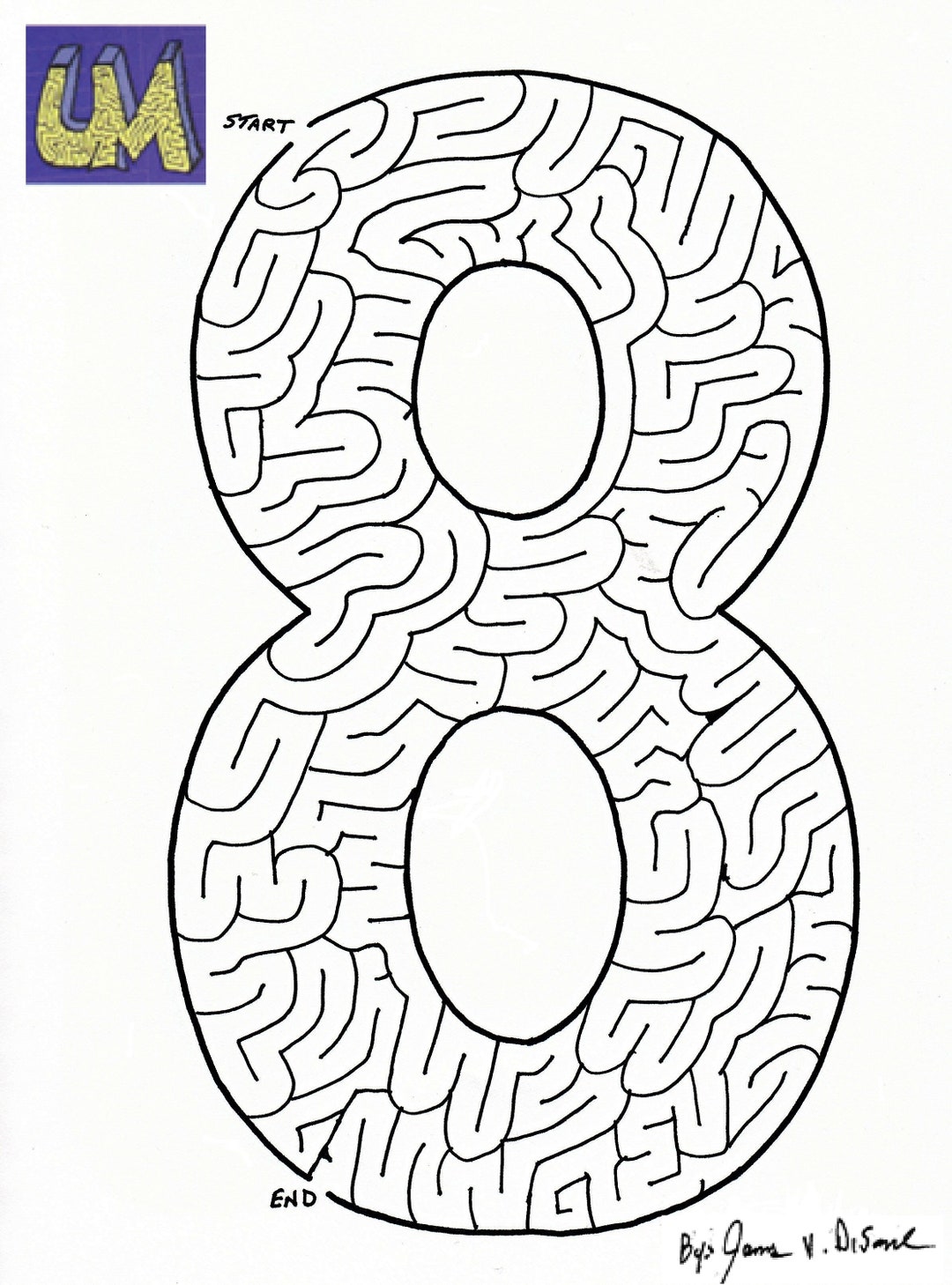 Hand Drawn Original Mazes - Etsy