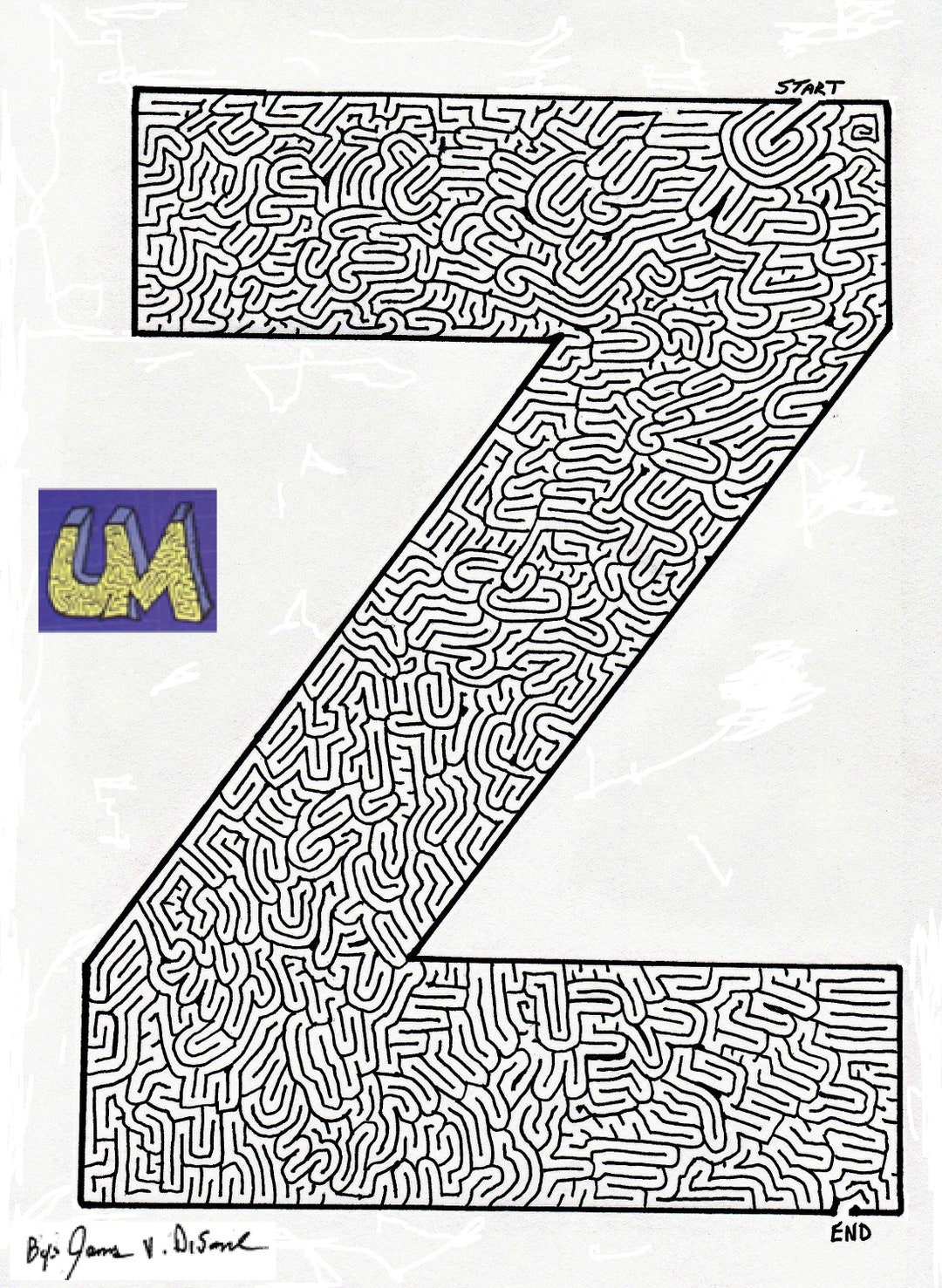Hand Drawn Original Mazes - Etsy