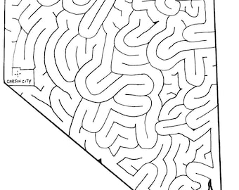 Hand Drawn Original Mazes - Etsy