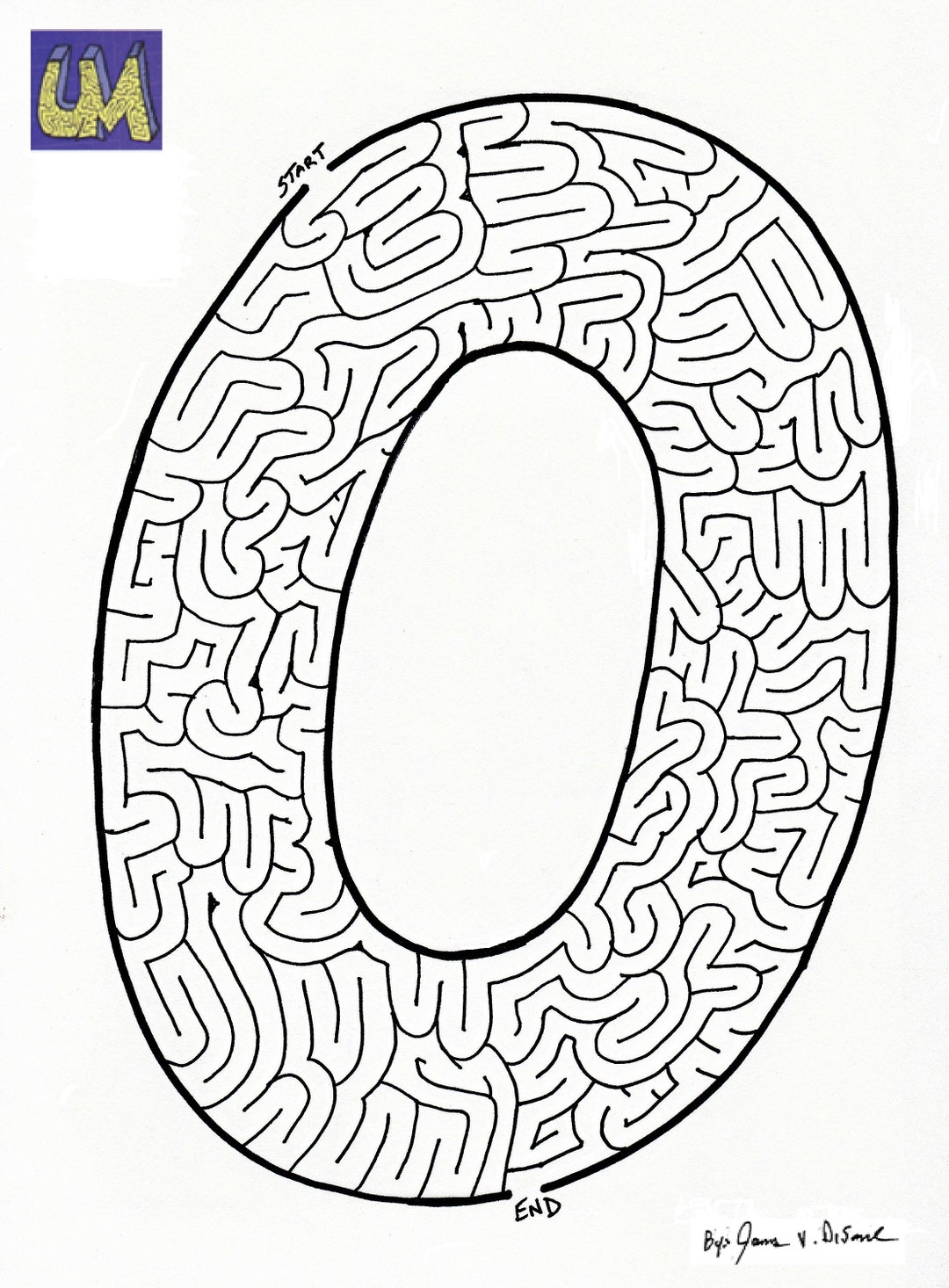 Hand Drawn Original Mazes - Etsy