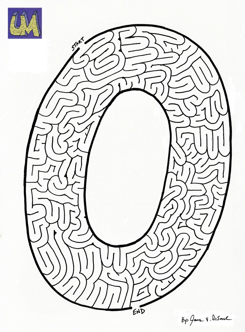 Hand Drawn Original Mazes - Etsy