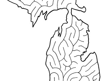 Hand Drawn Original Mazes - Etsy