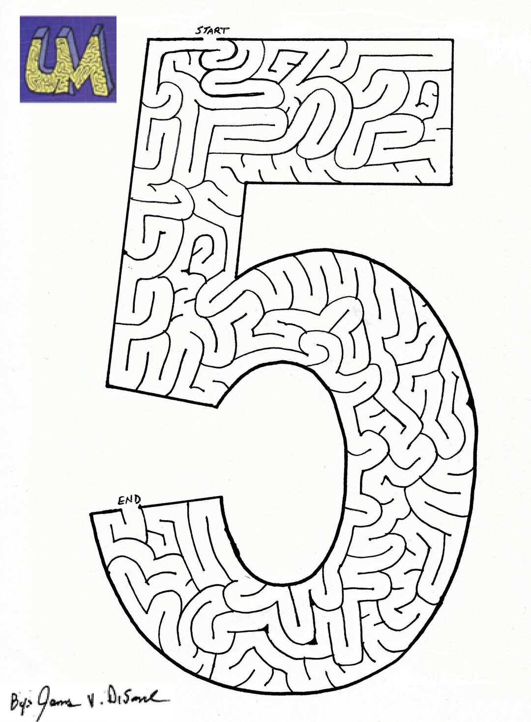 Hand Drawn Original Mazes - Etsy