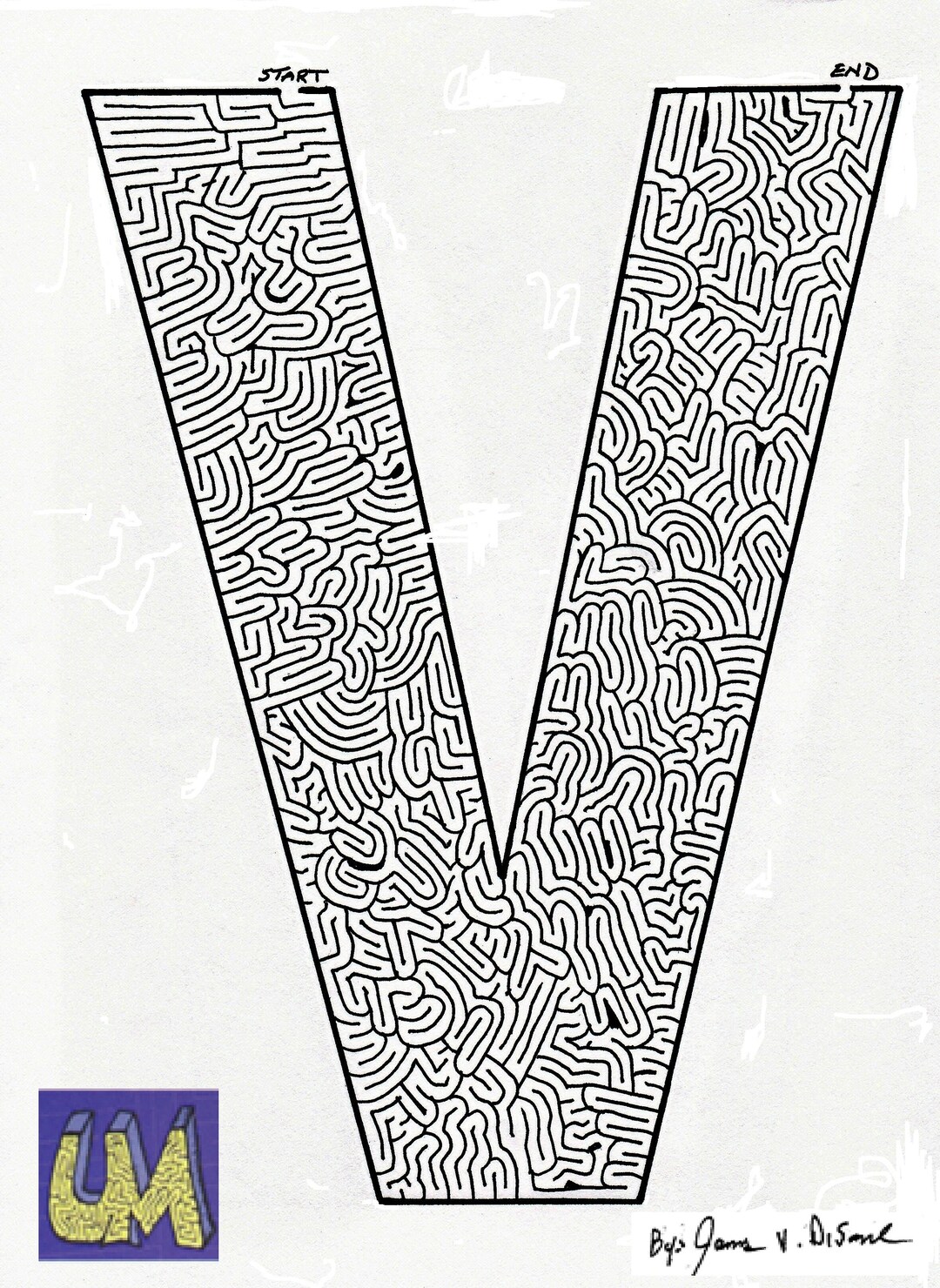 Hand Drawn Original Mazes - Etsy