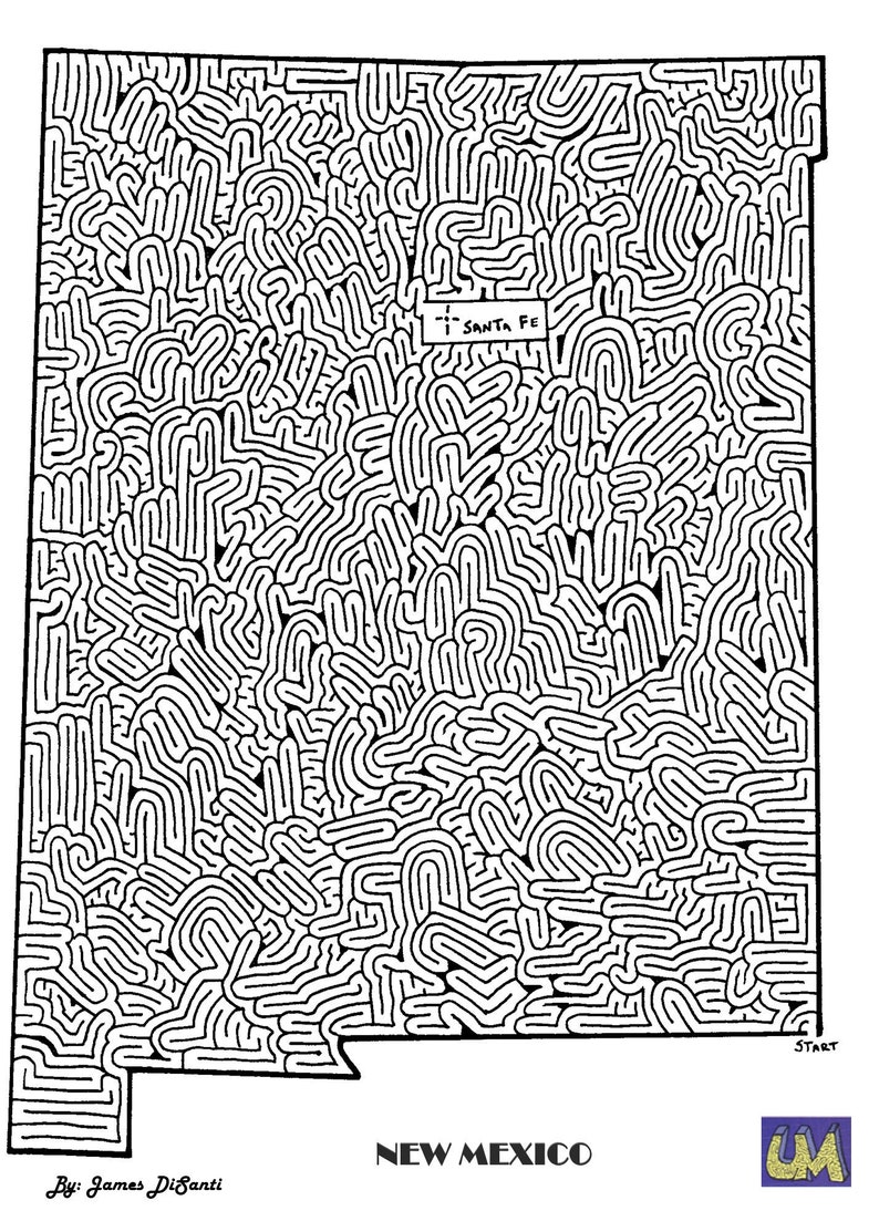 Hand Drawn Original Mazes - Etsy