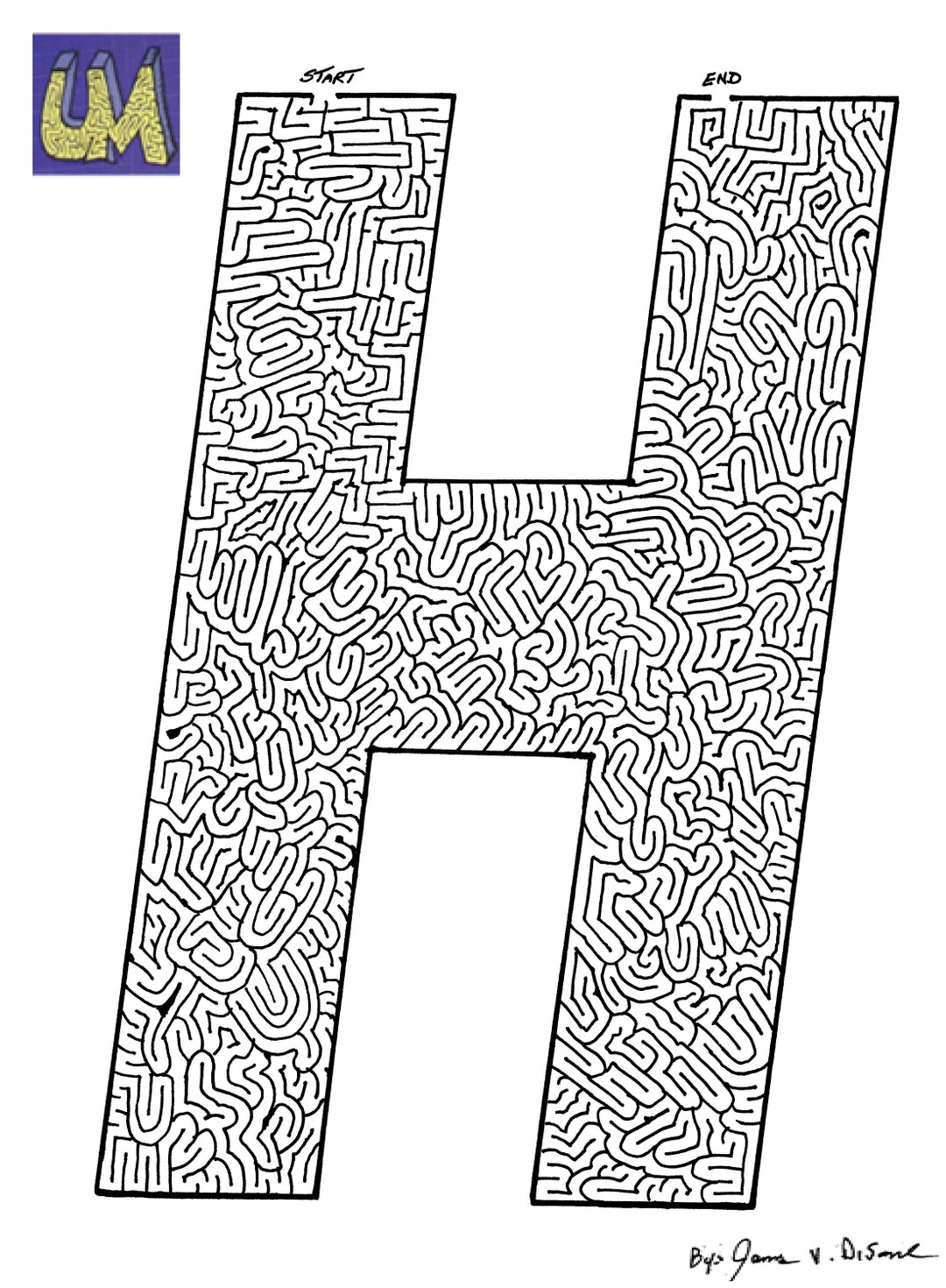 Hand Drawn Original Mazes - Etsy