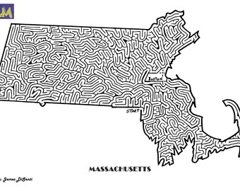 Hand Drawn Original Mazes - Etsy
