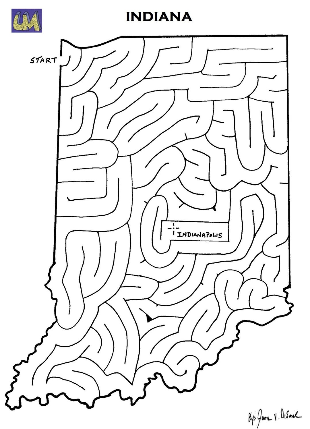 Hand Drawn Original Mazes - Etsy