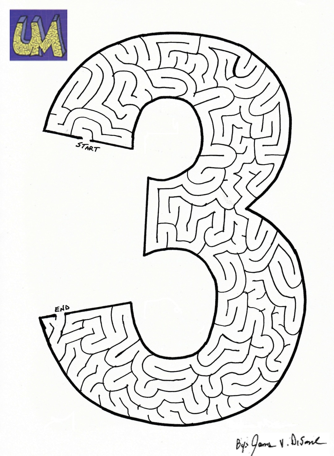 Hand Drawn Original Mazes - Etsy