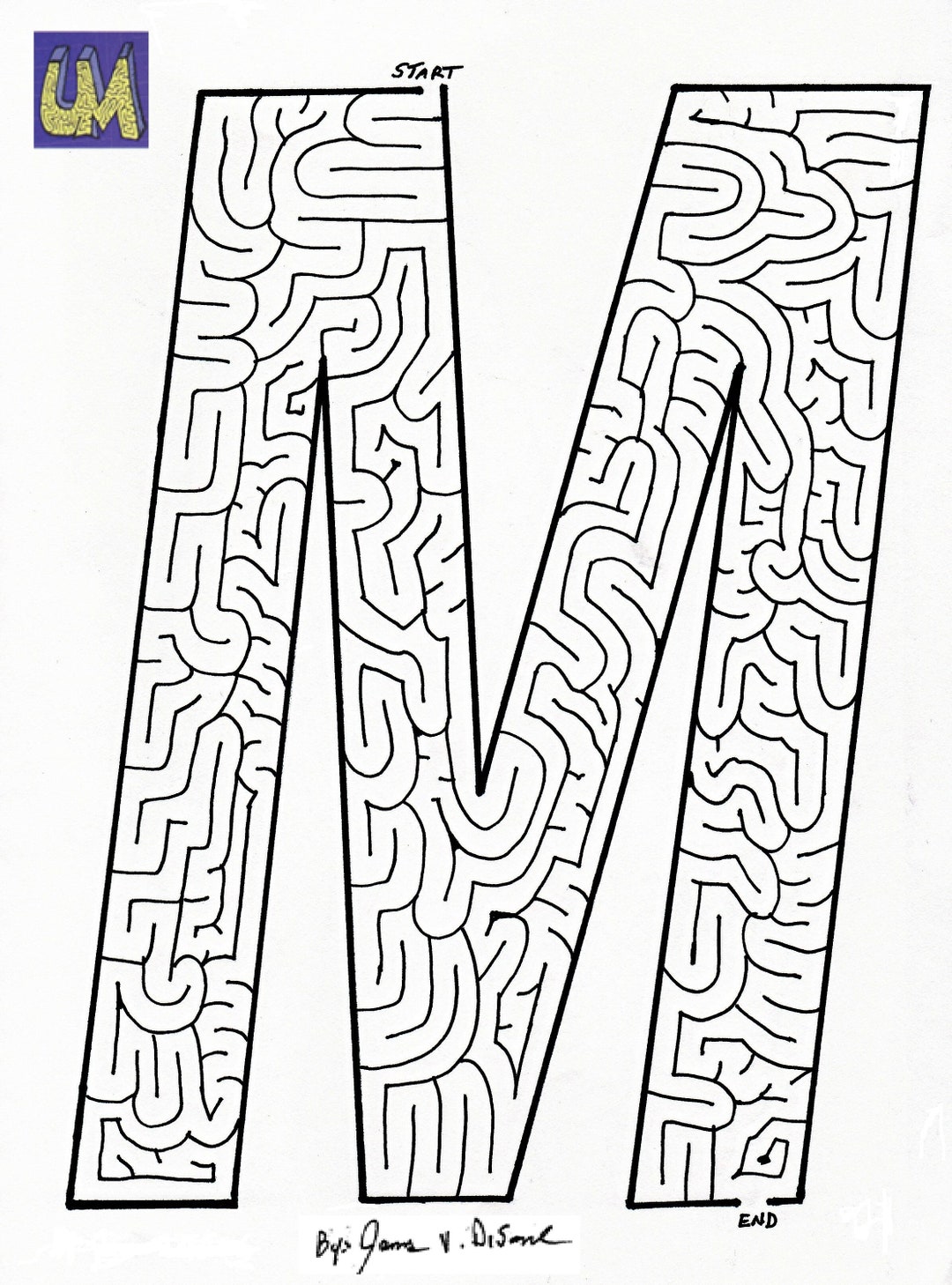 Hand Drawn Original Mazes - Etsy