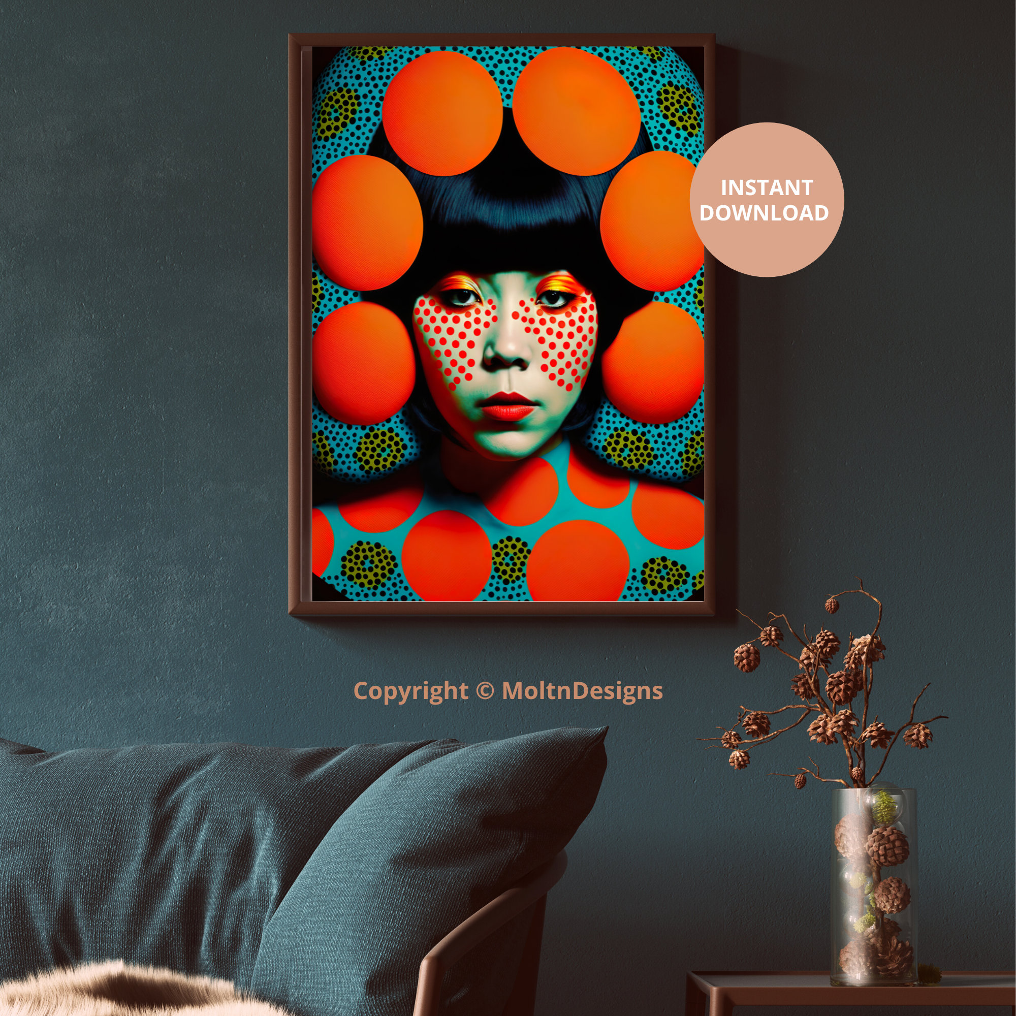 Yayoi Kusama Print, Yayoi Kusama Poster, Yayoi Kusama Digital Download ...