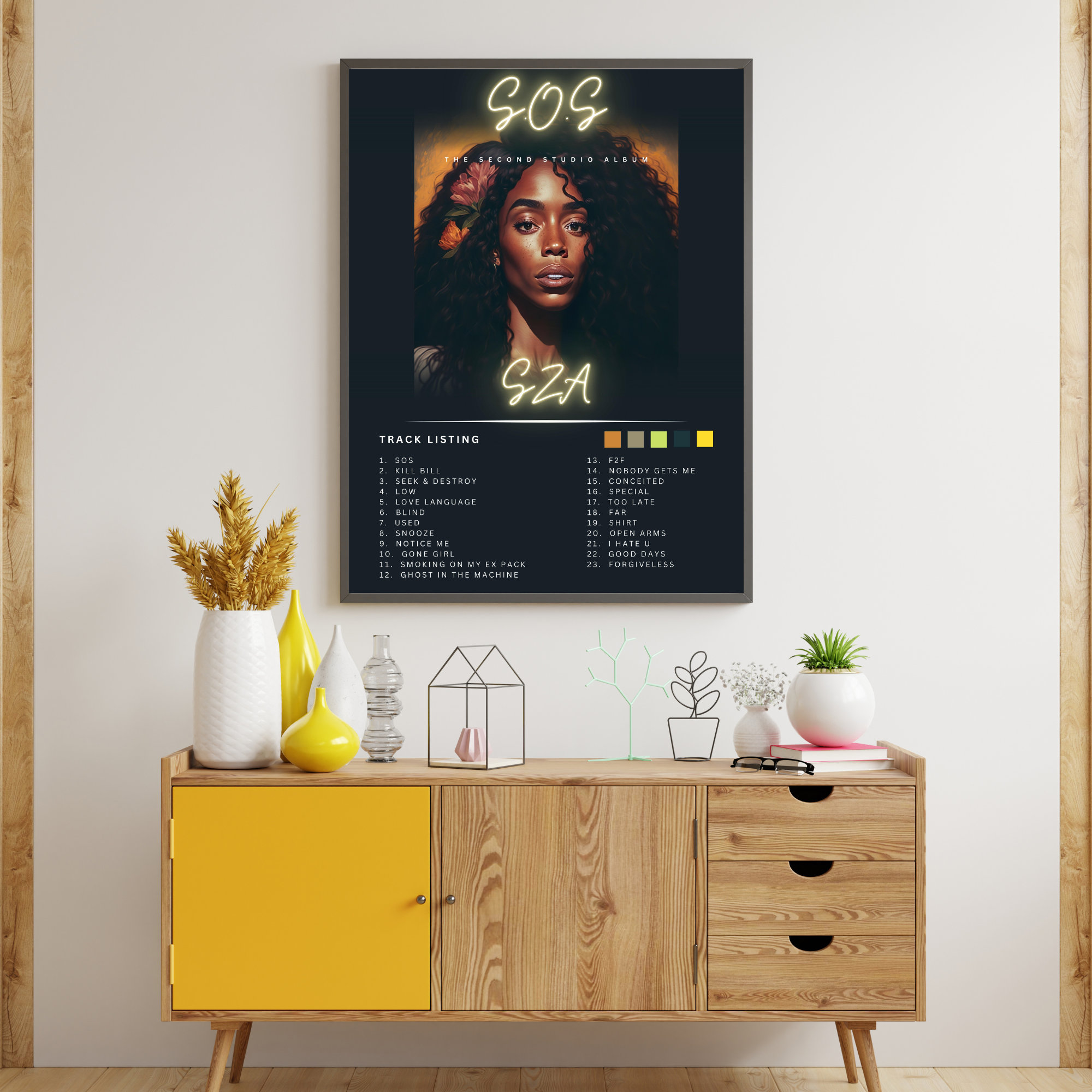 SZA Album Cover, SOS Album Cover, SZA Print, SZA Album, SOS Album ...