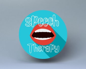 Speech Articulation Therapy Sticker SLP Speech Language Pathology ...