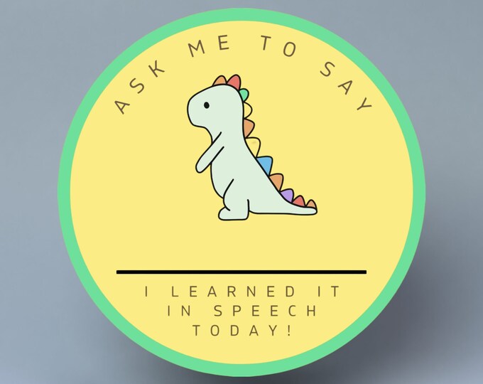 Speech Articulation Therapy Sticker- SLP- Speech Language Pathology ...