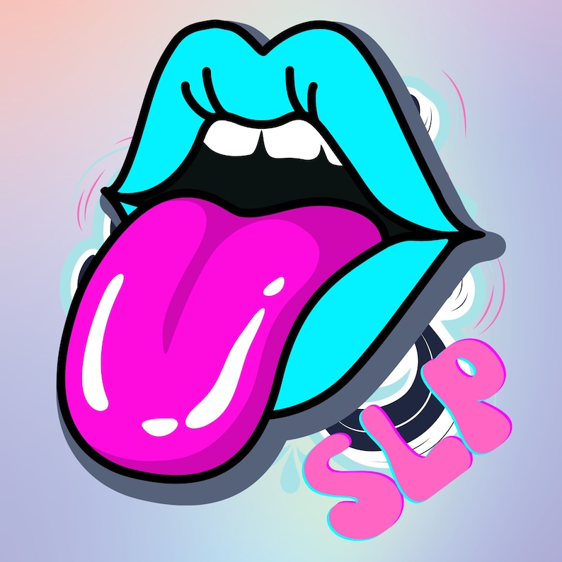 SLP Tongue Sticker- Speech Language Pathologist Sticker- Speech ...