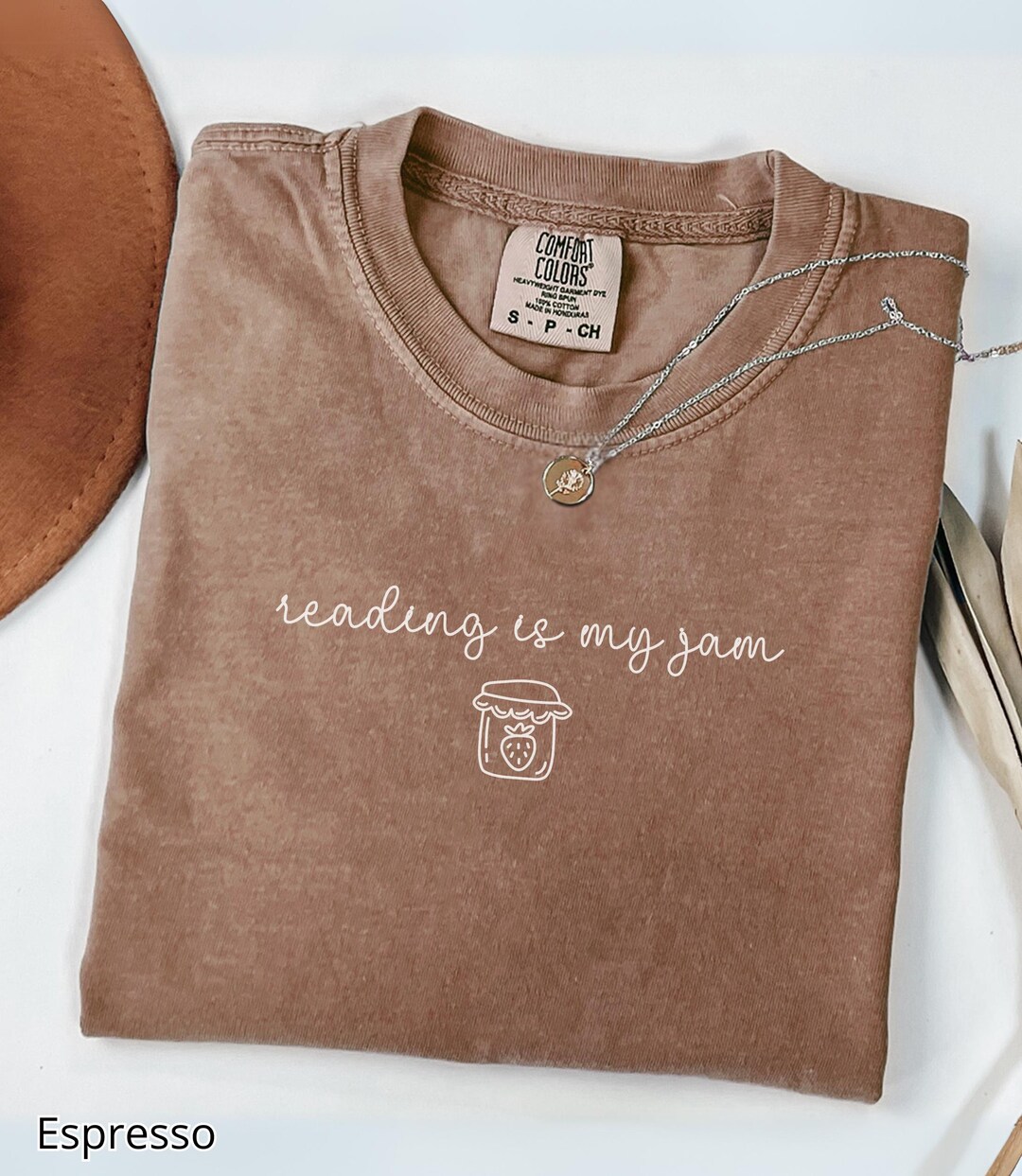 Comfort Colors Reading is My Jam Teacher Shirt, Librarian Book Lover ...