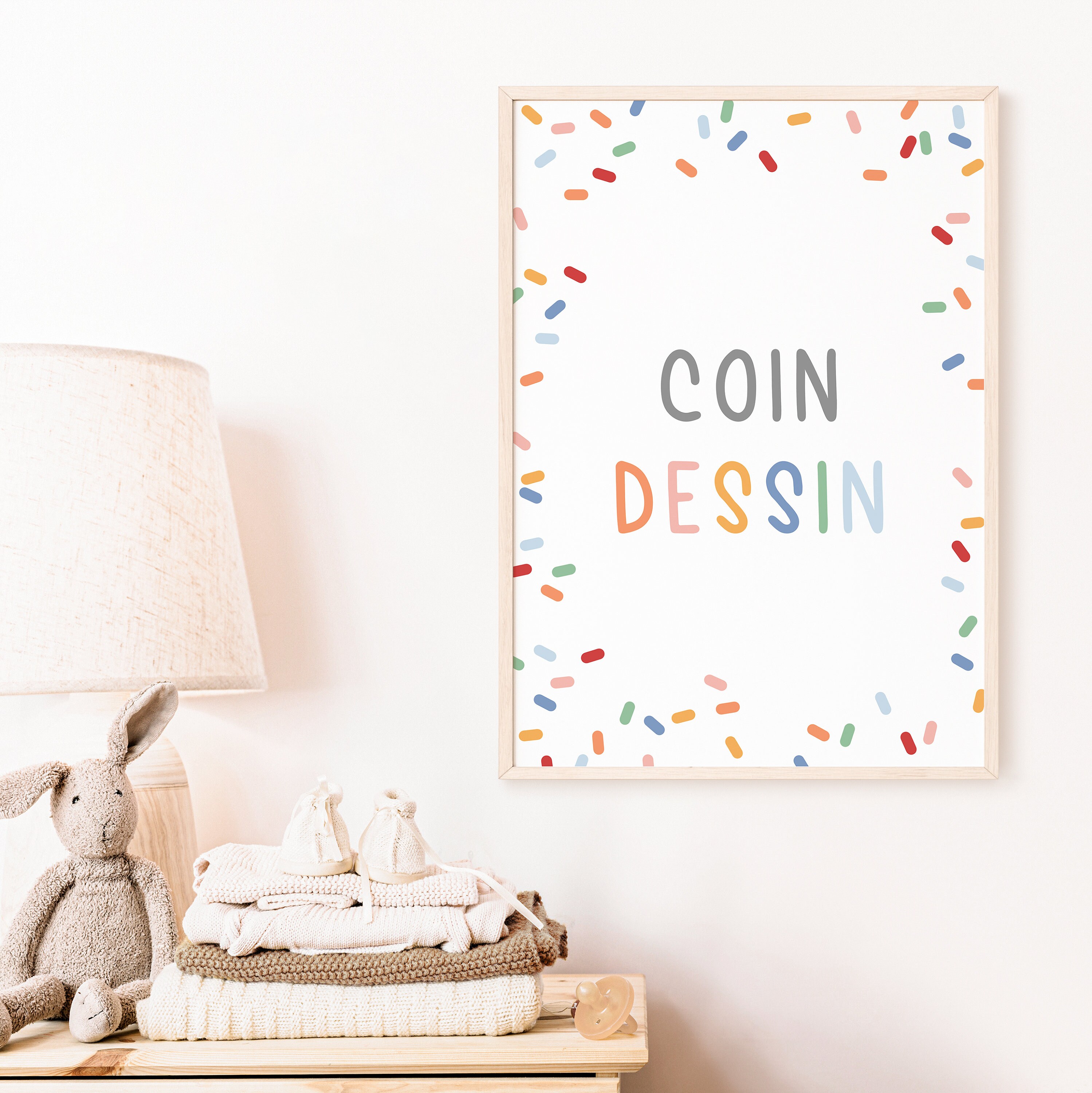 Trio d'affiches à imprimer : Coin DESSIN, Coin JEUX, Coin LECTURE ...